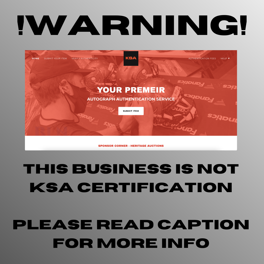 KSA Certification - Grading and Authentication Services